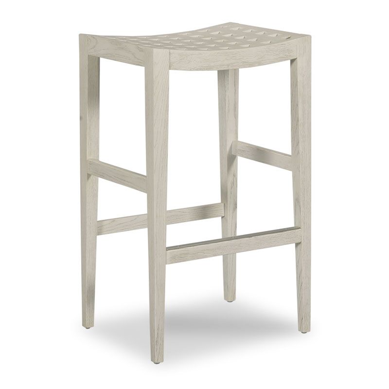 Lattice Painted Bar Stool – The Kellogg Collection